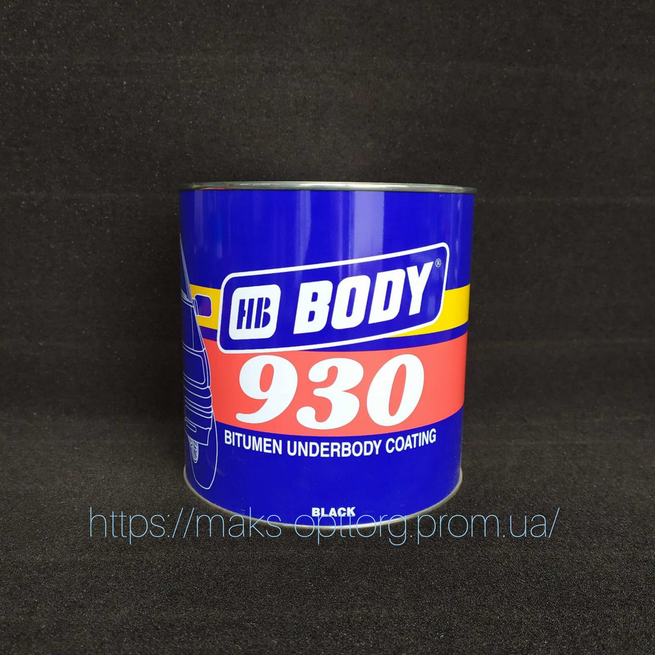 Каучуко-бітумна мастика Body 930; 2,5 кг, чорна (ID#1140645307), цена ...