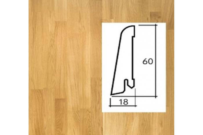 Плінтус Luxprofile шпонований FOCUS FLOOR Дуб LEVANTE 19*60*2200 мм ...