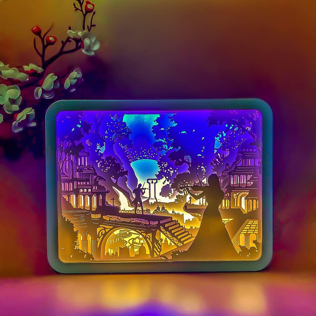 3d настільна картина нічник Музлик любові 3dtoyslamp продаж ціна у Харкові Настільні лампи