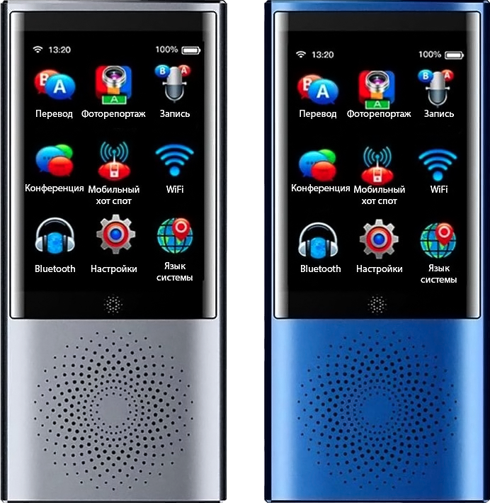 Голосовой переводчик Boeleo W1 Grey/Blue купить в Украине | EXTREME-MARKET