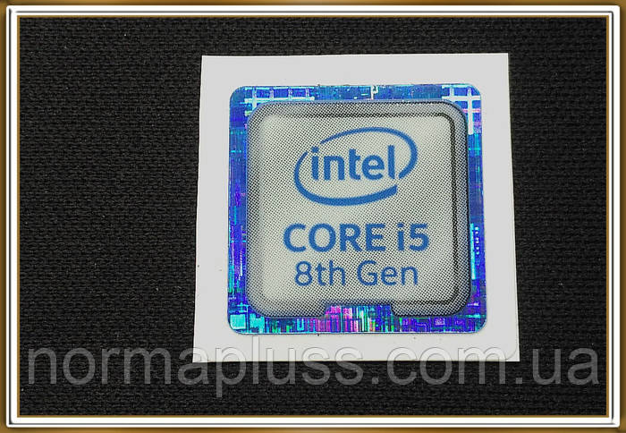 Наклейка (логотип) INTEL CORE I5 8th Gen (ID#1354273461), цена: 15 ...