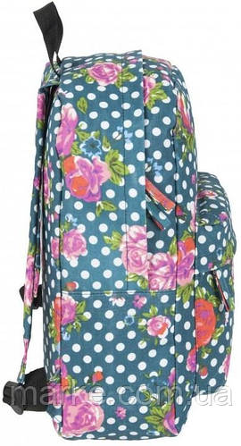 Легкий женский рюкзак в горошек с цветами 13L Paso 17-780D (ID ...