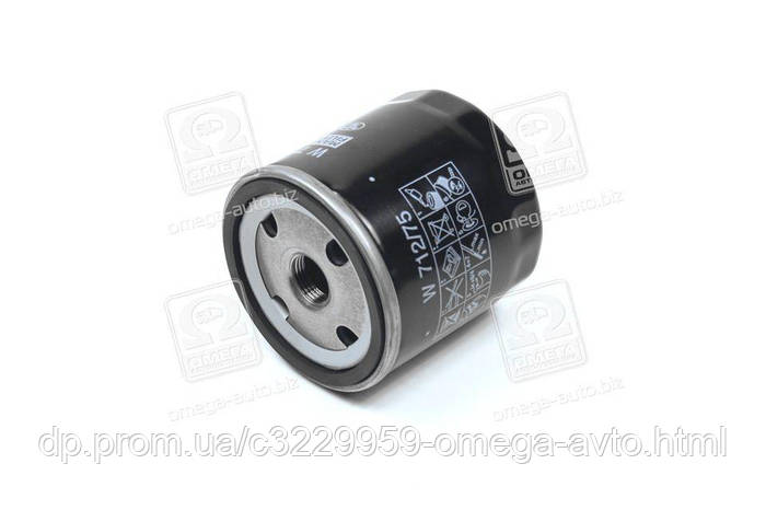 Фильтр масляный LANOS, AVEO, LACETTI, NUBIRA, NEXIA (пр-во MANN) W712 ...