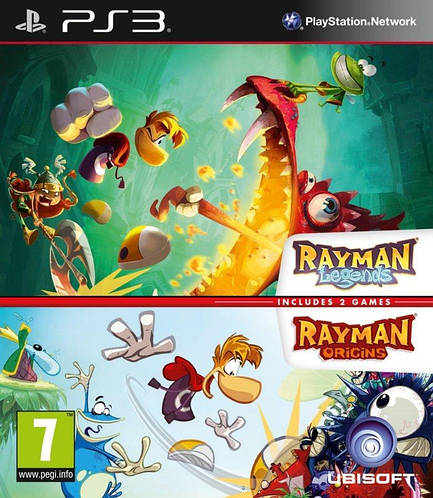 Rayman Legends + Rayman Origins (PS3) (ID#1355340012), цена: 1060 ...