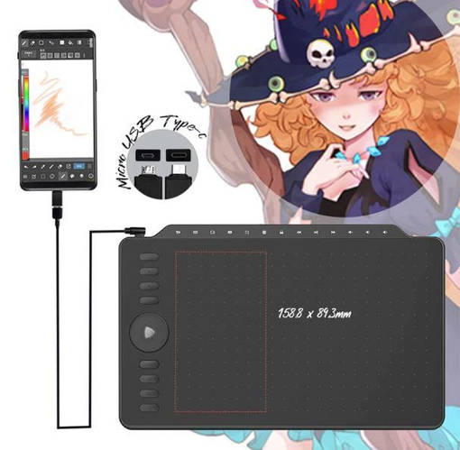 Купити Графічний планшет Gaomon M1220 з підтримкою Android, ціна 4590 ...