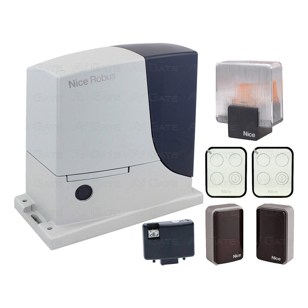 Комплект автоматики RB600BDKCE Nice для відкатних воріт (ширина до 8 м): продаж, ціна у Дніпрі ...