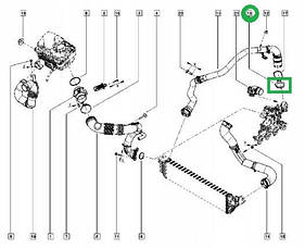 Renault (Original) 144650179R - Ущільнювальне кільце правого патрубка ...