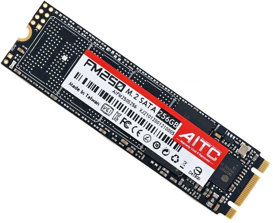 SSD M.2 накопитель 256Gb - 2280 ССД диск M+B Key AITC FM250 для ...