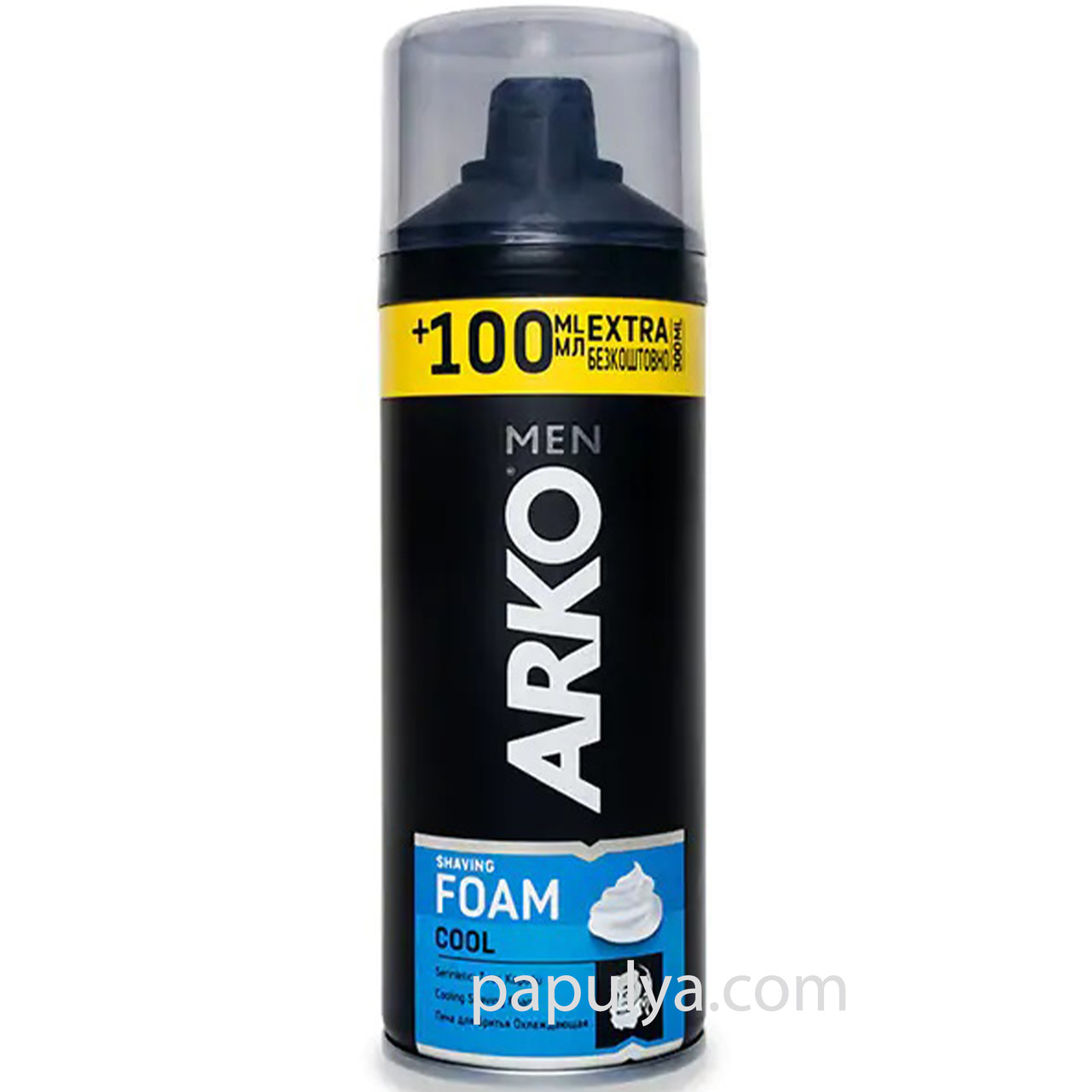 Охлаждающая пена для бритья ARKO арко Men Shaving Foam Cool 200 мл+100 ...