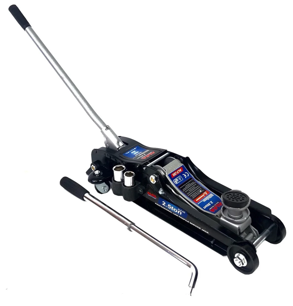 Домкрат подкатной гидравлический 2.5т Al-Fa ALFS25 с воротком и головками: продажа, цена в Сумах ...