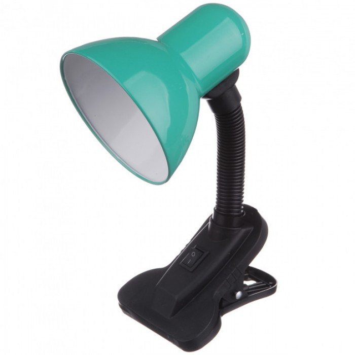 Лампа - прищепка Light під E27 лампочку з вимикачем 25W - 60W Бірюзова ...