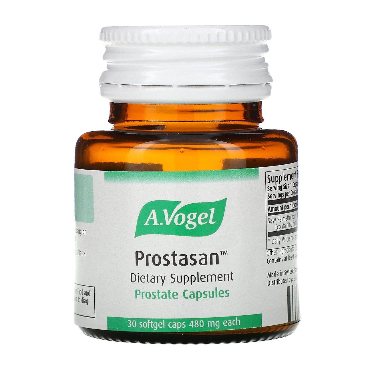 Купити A Vogel, Prostasan від простатиту, 480 мг, 30 капсул, ціна 1806 ...