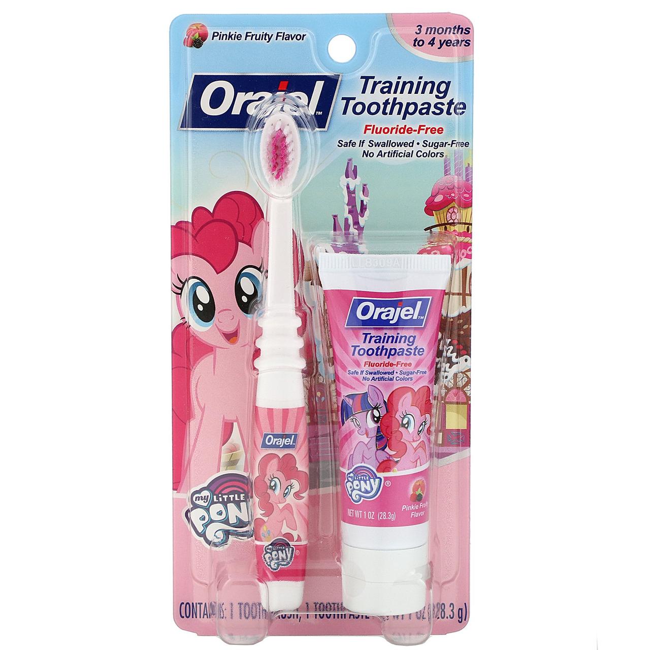 Orajel, My Little Pony Training Toothpaste with Toothbrush, Flouride ...