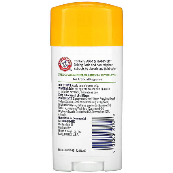 Arm and hammer naturals deodorant store