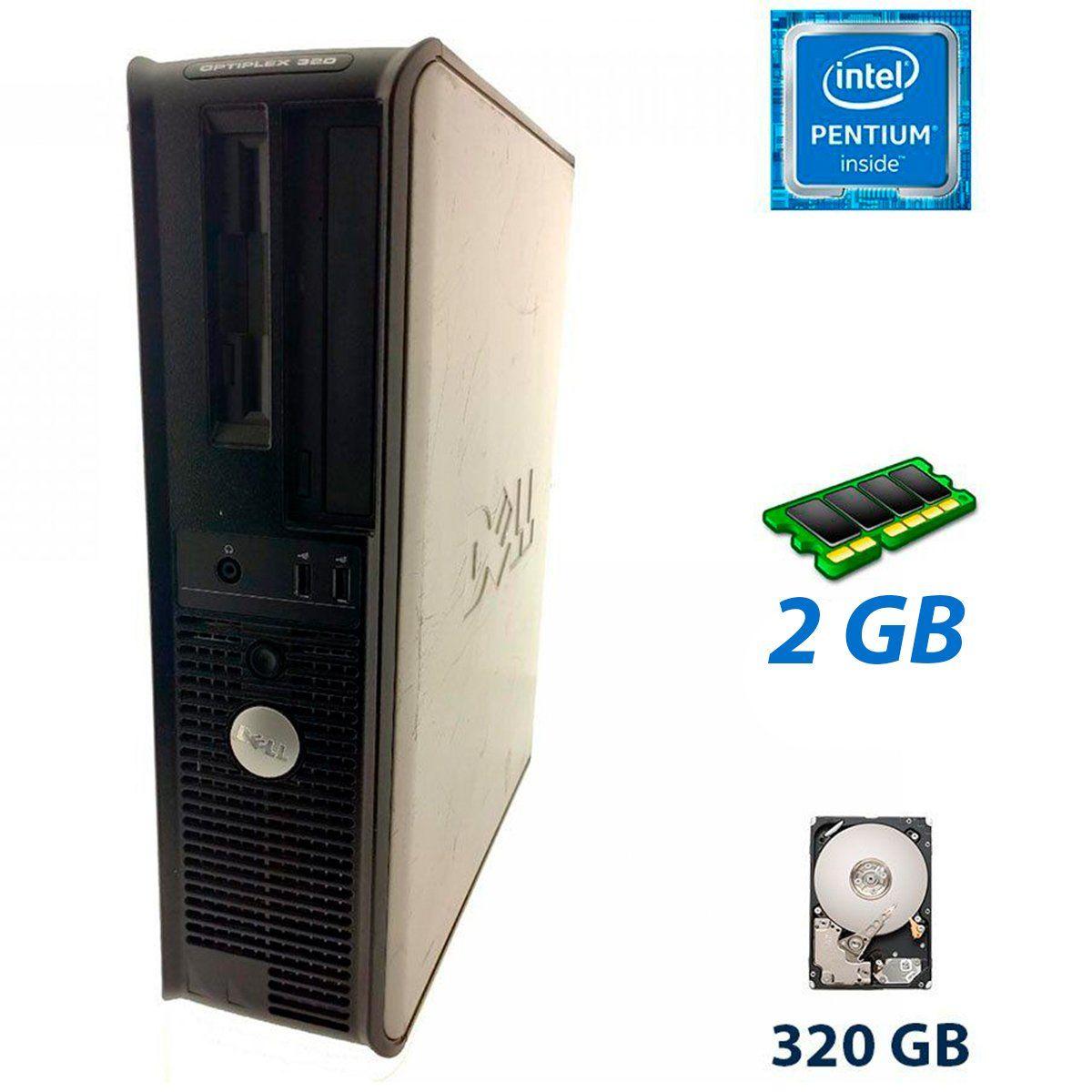 Компьютер Dell OptiPlex 320 DT / Intel Pentium E2160 (2 ядра по 1.8 GHz ...