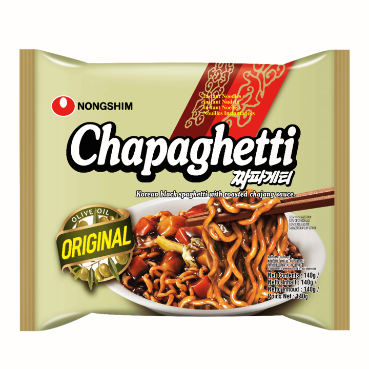 Купить Лапша Chapaghetti Черный соевый соус Чачжан 140 г., цена 110 ...