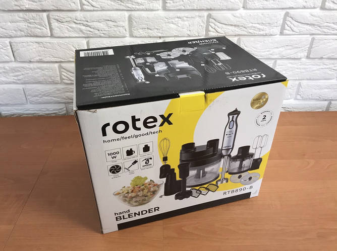 Блендер ручной Rotex RTB890-B, цена 3899 грн — Prom.ua (ID#1331421605)
