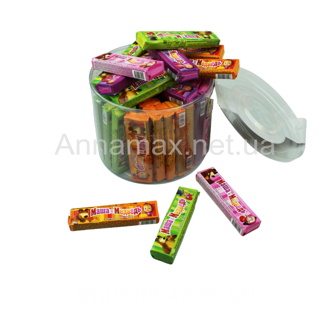 Купити Жувальна цукерка Лімбо Маша і Ведмідь банку 8 уп*40 шт=320шт/ящ ...