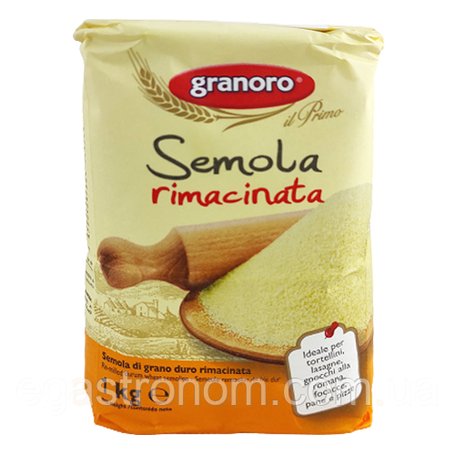 Мука Граноро Семола Granoro Semola rimacinata 1kg 10шт/ящ (3969) , цена ...