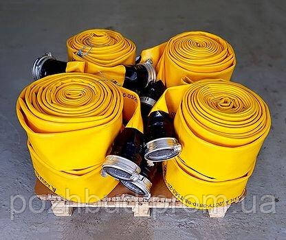 Купить Рукав пожарный Д-100 (Т) с ГР-100 Aquasila с двухсторонним ...