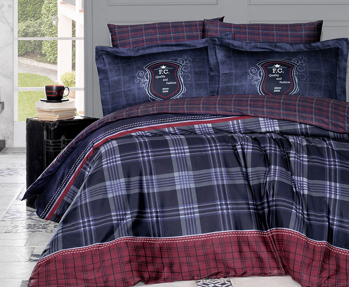 Постільна білизна First Choice — Satin Cotton — Doris Navy Blue ...