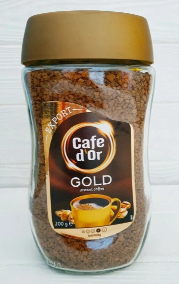 Растворимый кофе Cafe Dor Gold 200г стеклянная банка (Польша) (ID ...