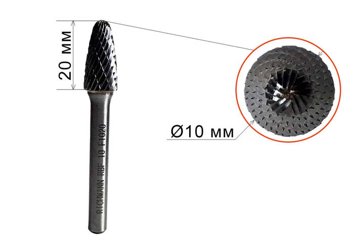 Борфреза по металу Richmann, RBF 10х20 мм (C8918) (ID#1362741815), цена ...