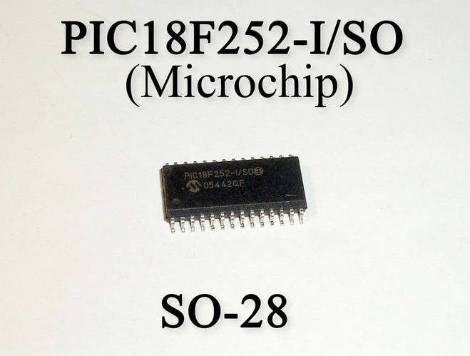 PIC18F252-I/SO Microchip микроконтроллер [SO-28] 8BIT 32KB FLASH I²C SPI UART USART (ID ...