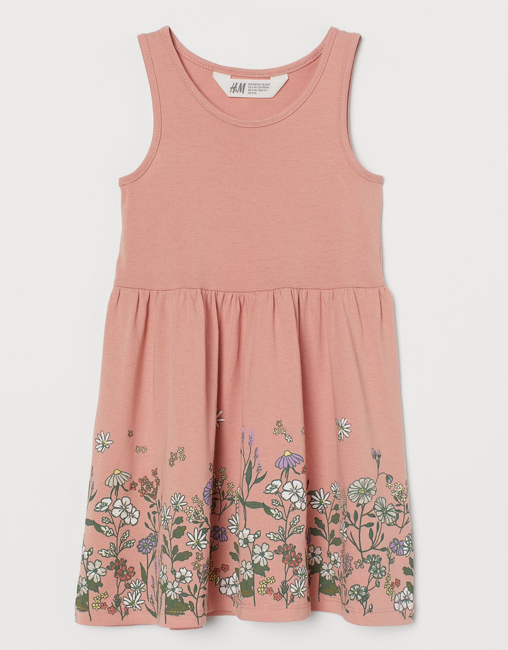 Сарафан Детский Розовый "Лужайка" H&M 92 См., 2 Года — Купить Недорого на Bigl.ua (1355423474)