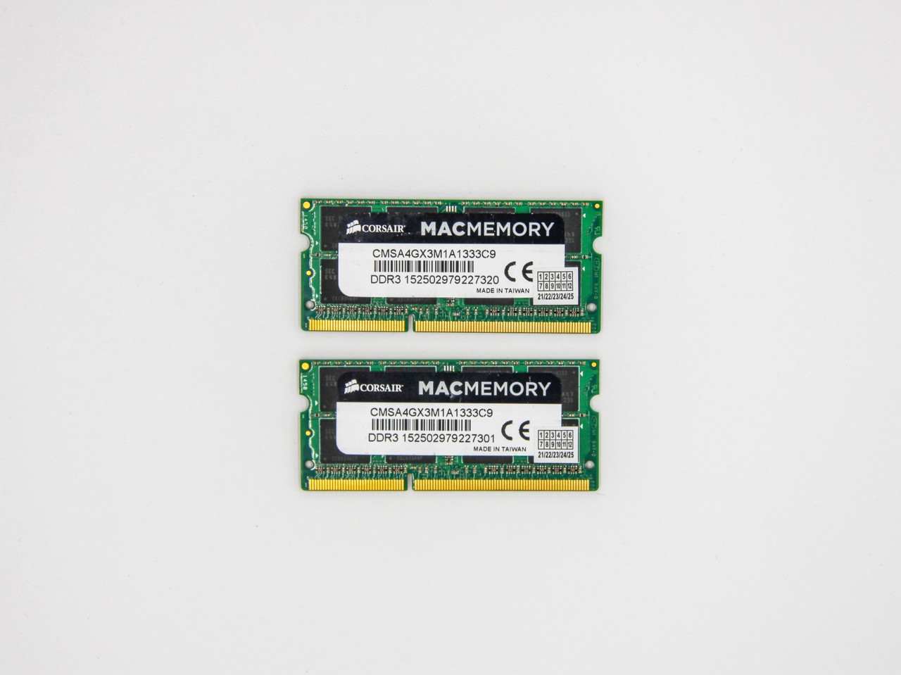 Оперативная Память Corsair Sodimm 8gb 2 4gb Ddr3 1066mhz Pc3 8500 Cl7