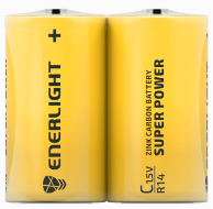 Купить Батарейки C (R14, 343) ENERLIGHT SUPER POWER 1.5V 1100mAh ...
