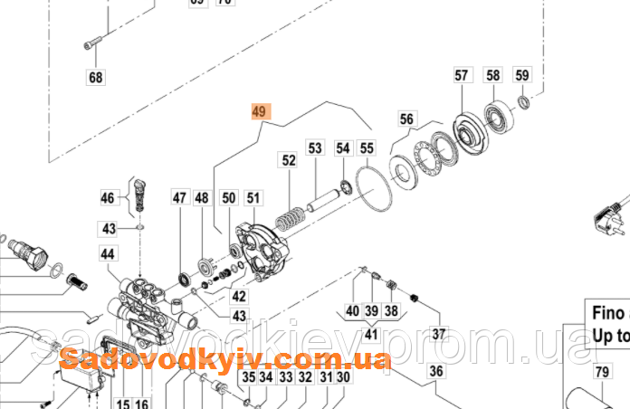 Купити Помпа мийки для мийки високого тиску Oleo-Mac PW 121 C ...