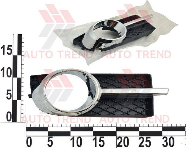 Купить Рамка фары противотуманной CHEVROLET AVEO левой наруж. хром ...