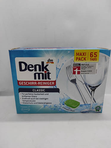 Купить DENK MIT таблетки для посудомоечной машины 65шт, цена 187 ...