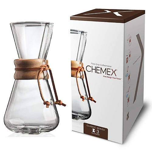 Купить CHEMEX THREE CUP CM-1C (Оригинал,США) Кемекс Заварник для кофе 3 ...