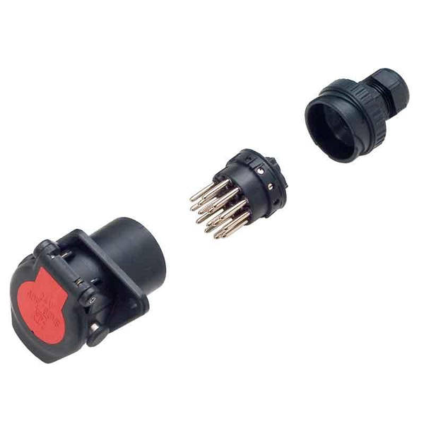 Розетка полуприцепа 24v 15 pin тип adr tir полуприцеп - 88 фото