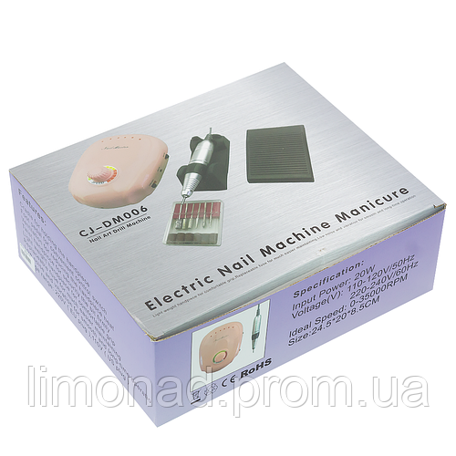 Фрезер для маникюра Nail Master JMD 303 60 Вт 35 000 об, Белый, цена ...