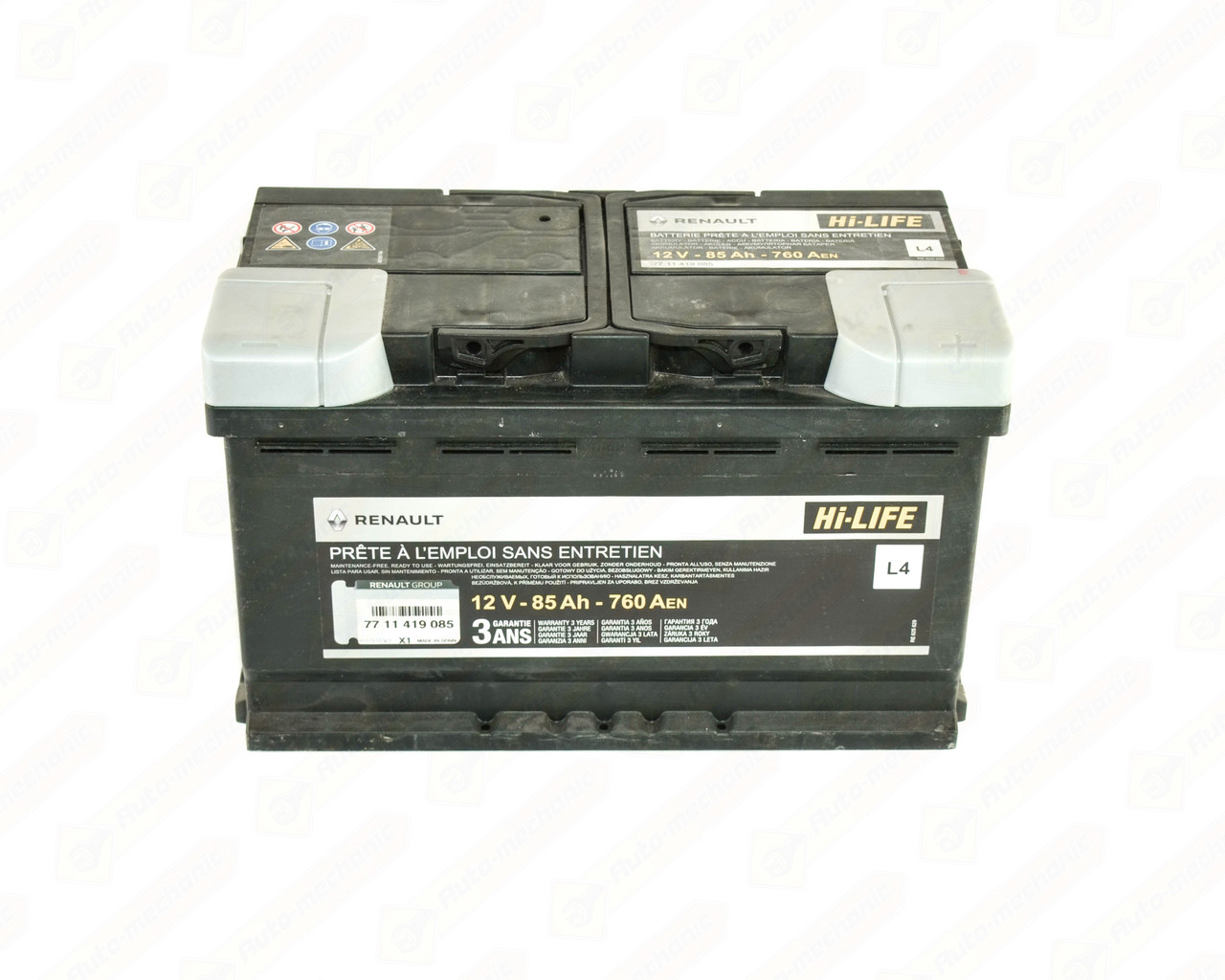 Акумулятор L5 85AH на Renault Trafic III 2014-> - Renault (Оригінал ...