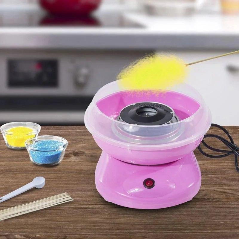 Аппарат для приготовления сладкой ваты Cotton Candy Maker с палочками ...