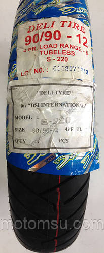 Шина 90/90-12 Deli Tire (безкамерка) (ID#1377591276), ціна: 1358 ...