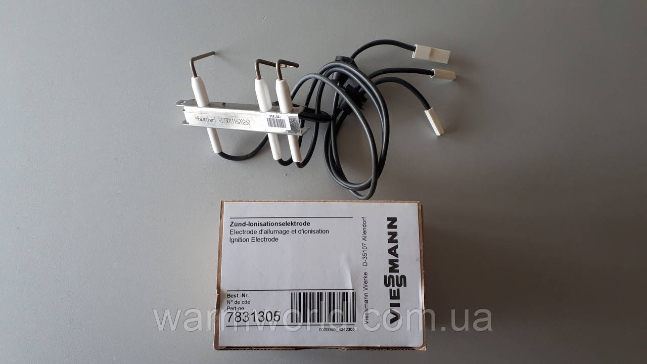 7831305 Электрод Розжига/ионизации WH1B, WH1D Viessmann — Купить ...