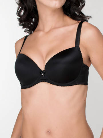 Бюстгальтер на каркасах з тонкої формованной чашкою Milady чорний 85B (ID#1540316484), цена: 728 ...