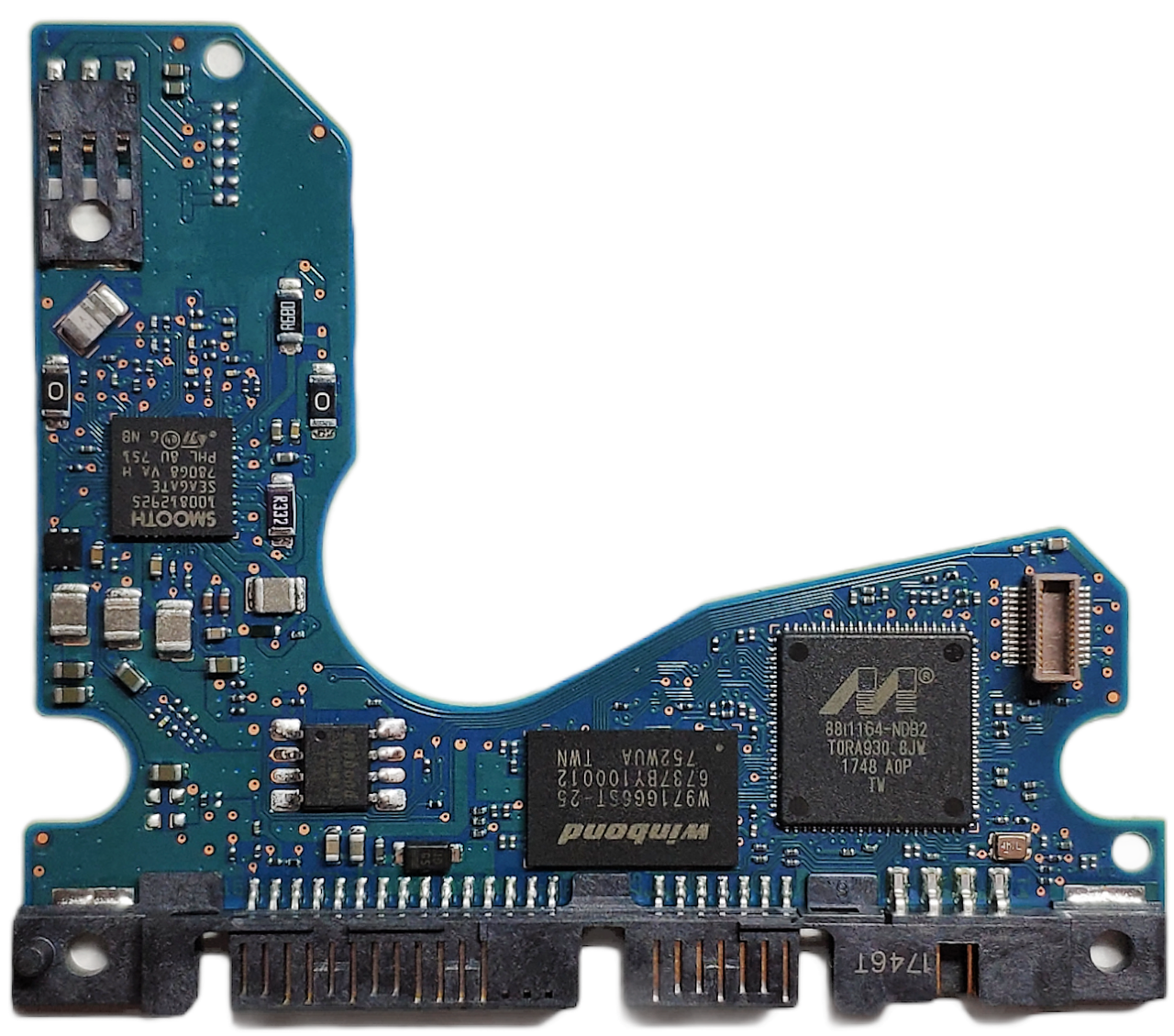 Плата HDD PCB 100809471 REV A Seagate ST500LM030 ST1000LM035 ...