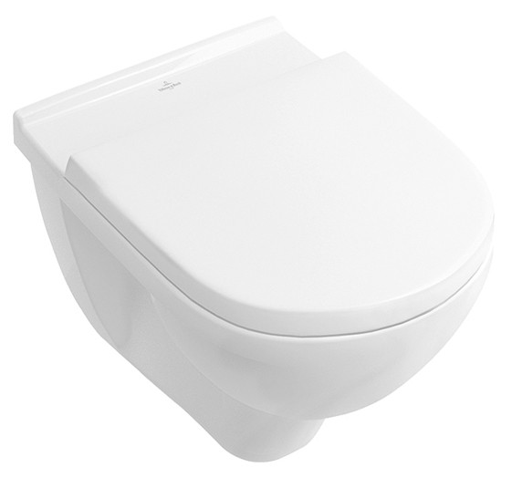 Унитаз настенный для инсталляции белый VILLEROY&BOCH O.NOVO 5660HR01 с ...