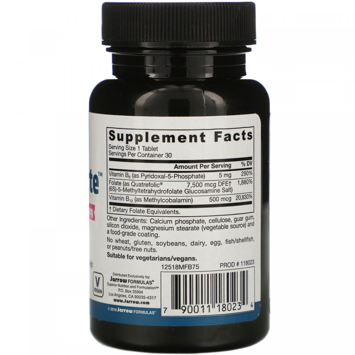 Фолат форте, метилфолат + метил B12 + P-5-P, Folate Forte, Methyl ...