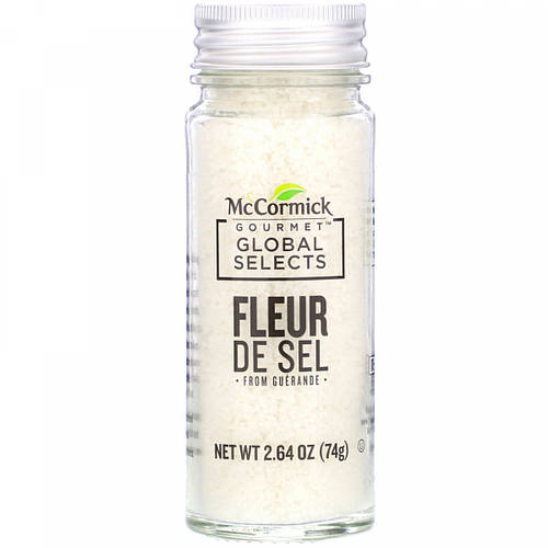 Французская морская соль, Флер де Сел из Геранда, 7McCormick Gourmet ...