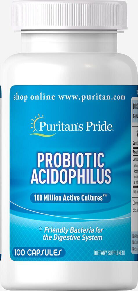 Купить Пробиотик ацидофильный, Probiotic Acidophilus, Puritan's Pride ...