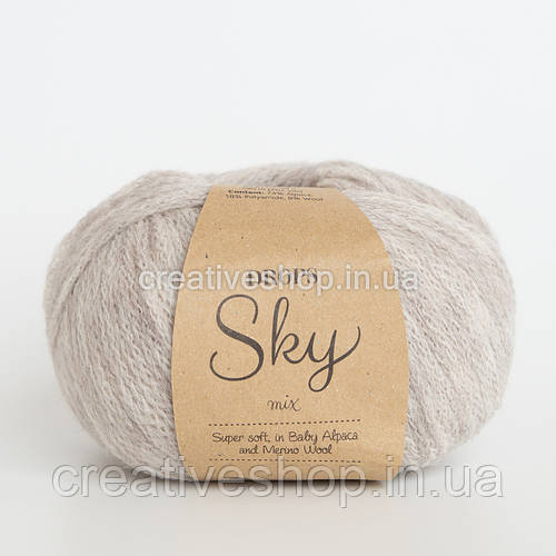 Пряжа Drops Sky Mix (цвет 03 light beige) (ID#1261974823), цена: 200 ...