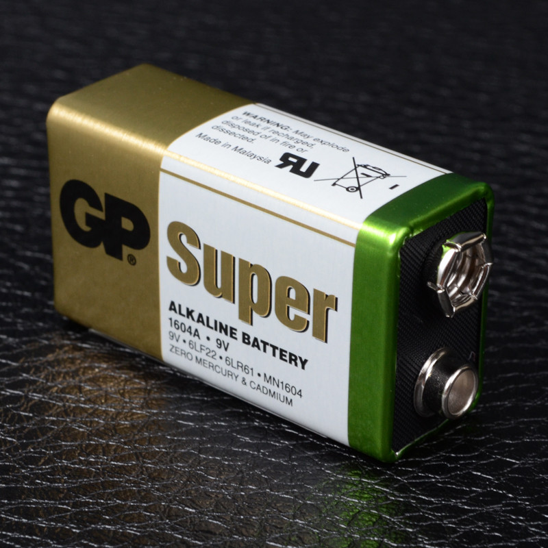 Купити Лужна Батарейка, Alkaline КРОНА (1604A, 6LF22, 6LR61, MN1604) GP ...