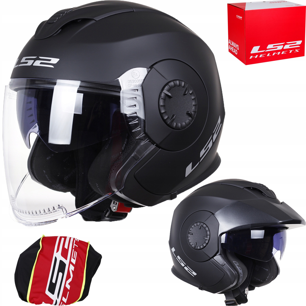 Мотошлем LS2 OF570 Verso Techinik Black Matte черный мат: продажа, цена ...